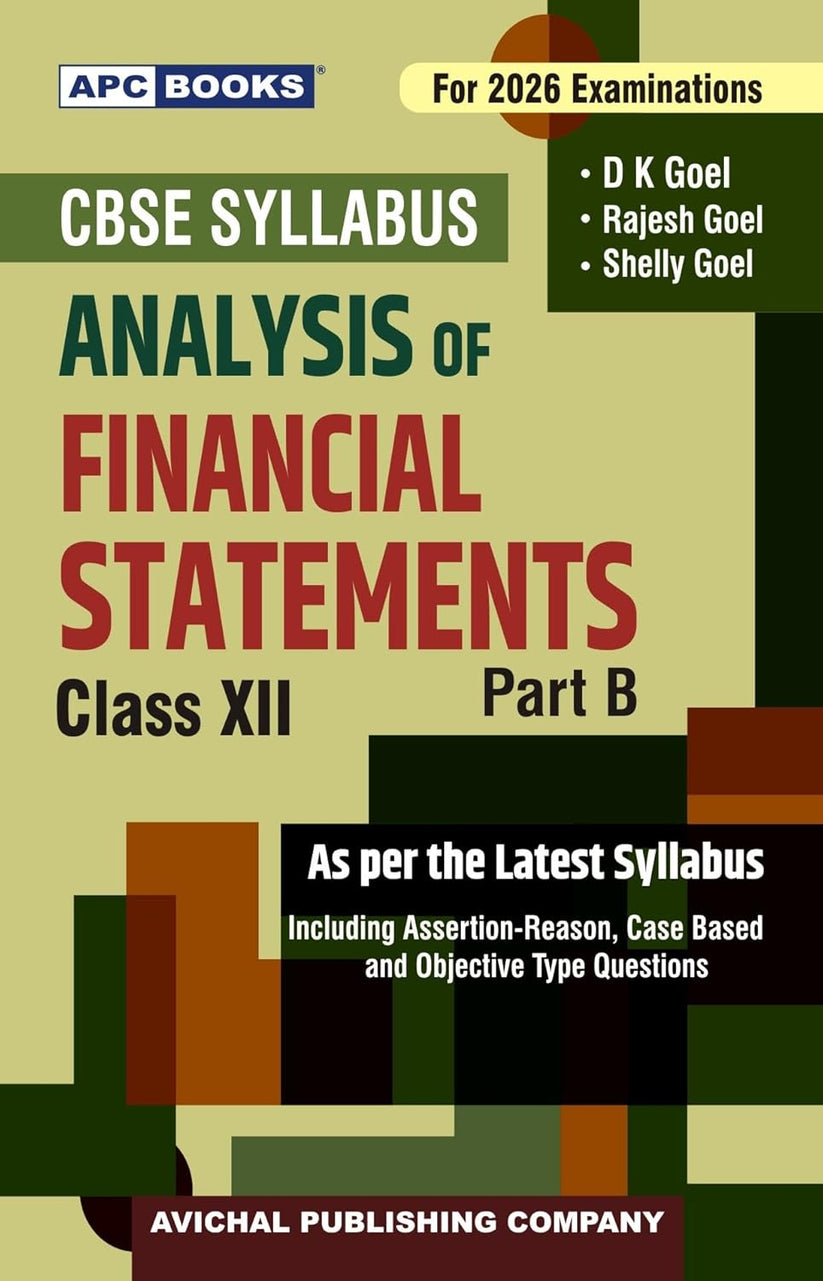 APC Books CBSE Exam 2026 Class 12 Part B Analysis Of Financial – Vikas ...