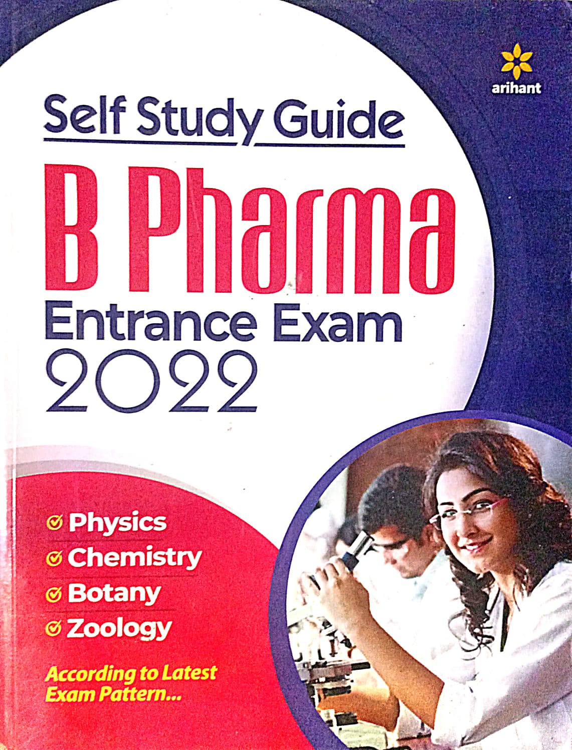 Arihant B Pharma Entrance Exam Self Study Guide Book English Medium ...