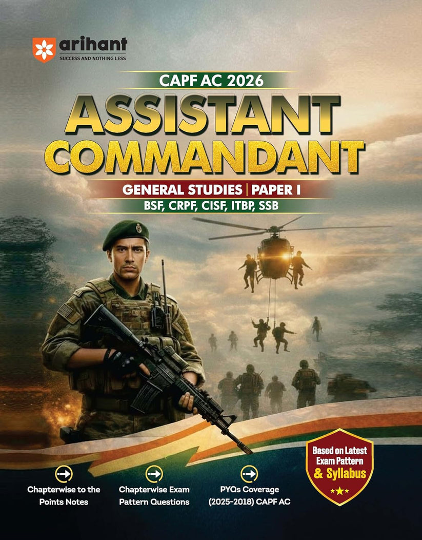 Arihant CAPF AC 2026 Assistant Commandant General Studies Paper-1 ...