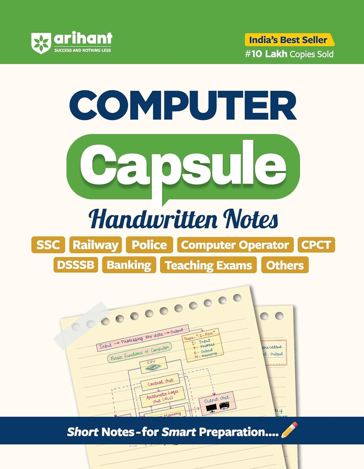 Arihant Computer Knowledge Capsule Handwritten Notes English Medium ...
