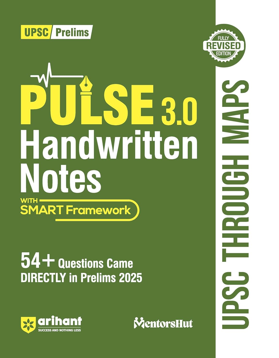 Arihant PULSE 3.0 Handwritten Notes UPSC Through Maps Fully Revised ...