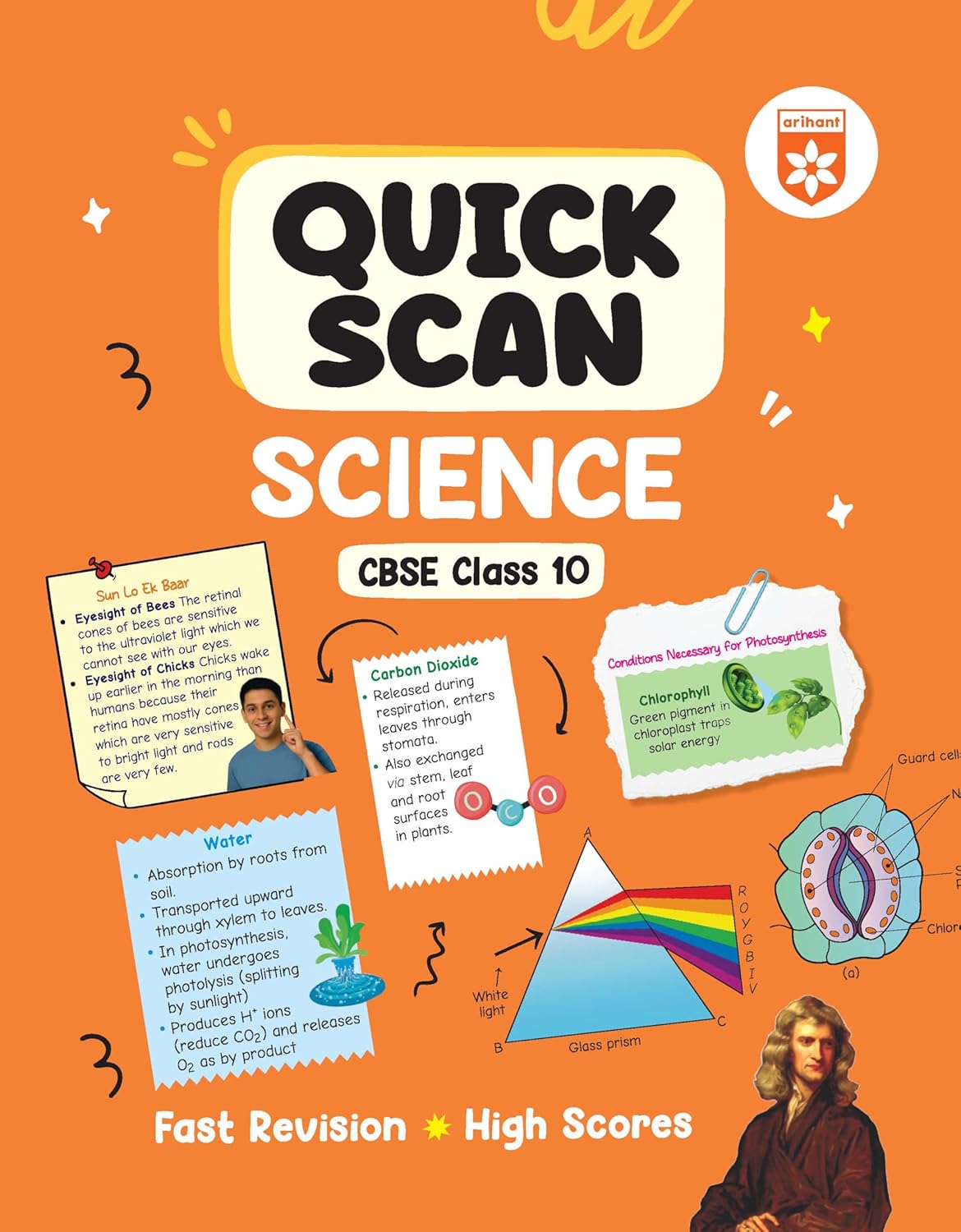 Arihant Quick Scan CBSE Class 10 Science Fast Revision for High Scores ...
