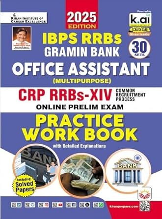 Kiran IBPS RRBs Gramin Bank Office Assistant CRP XIV Practice Work ...