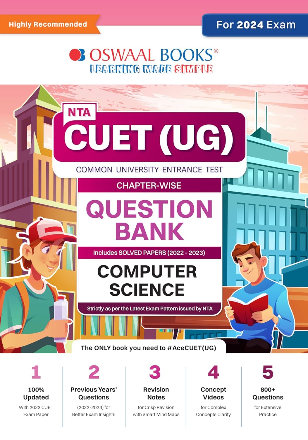 Oswaal NTA CUET UG 2024 Computer Science Question Bank Chapter wise ...