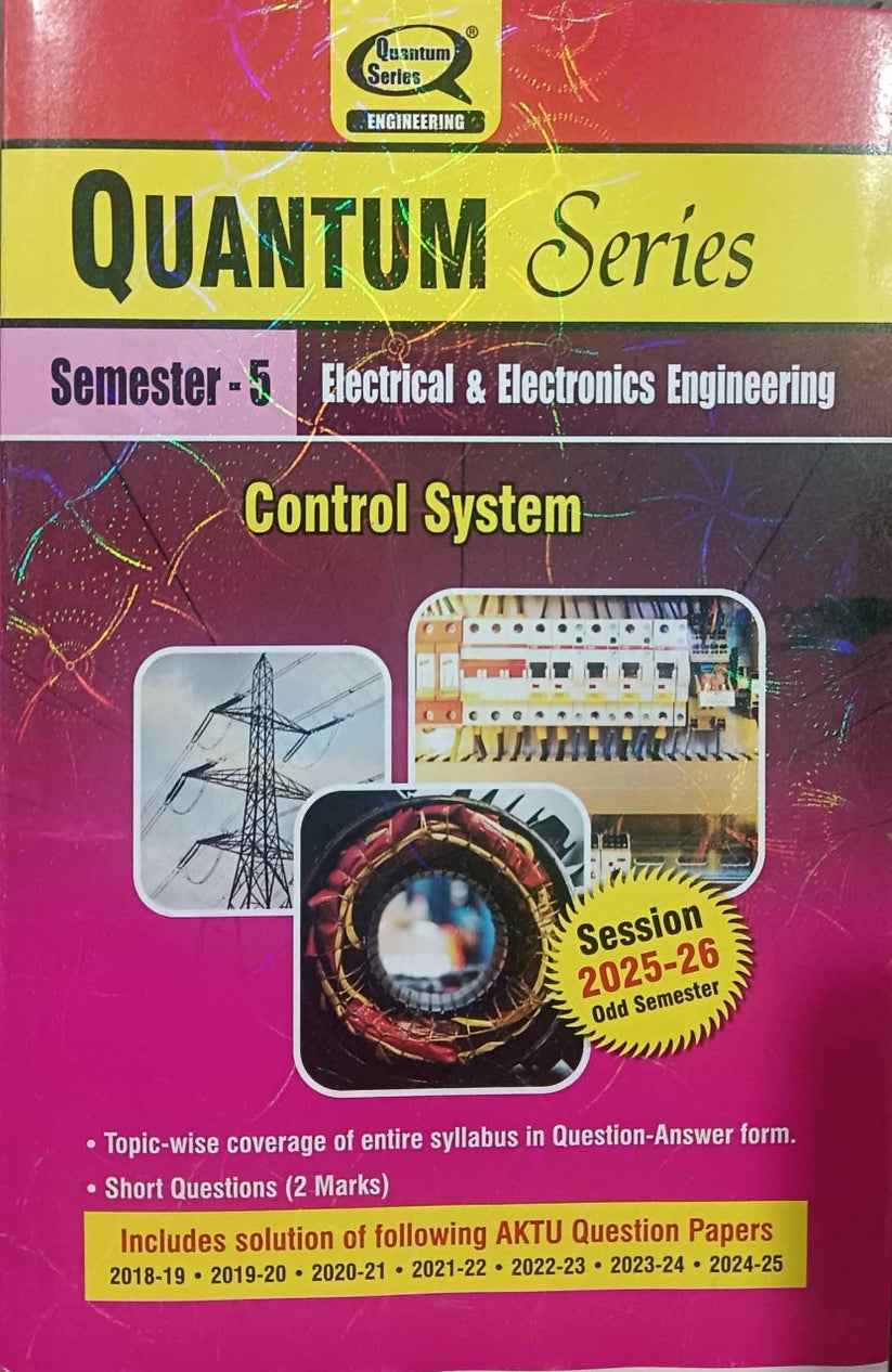 Quantum Series Control System 2026 BEE-502 AKTU B.Tech Semester 5 – Vikas Book Depo