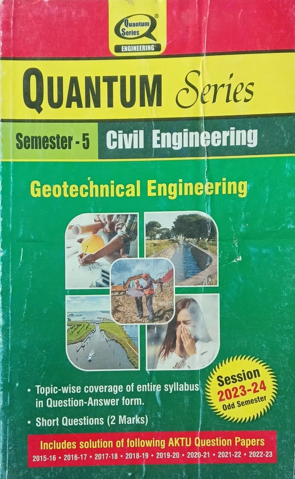 Quantum Series Geotechnical Engineering Kce501 Aktu B Tech Semester 5