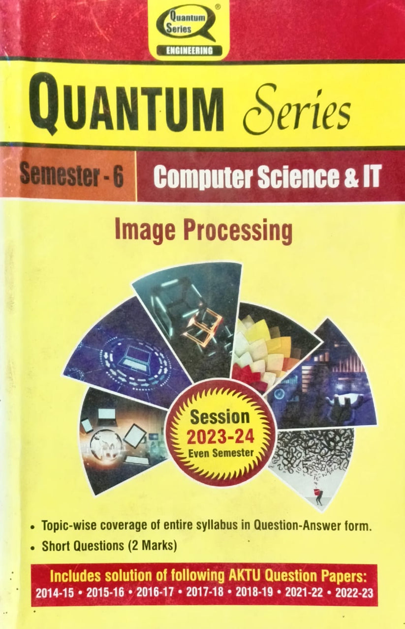 Quantum Series Image Processing KCS062 AKTU BTech Semester 6 – Vikas Book Depo