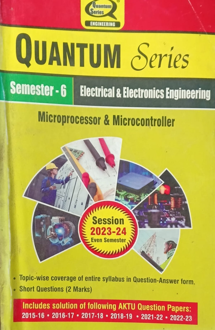 Quantum Series Microprocessor and Microcontroller KEE602 AKTU BTech ...